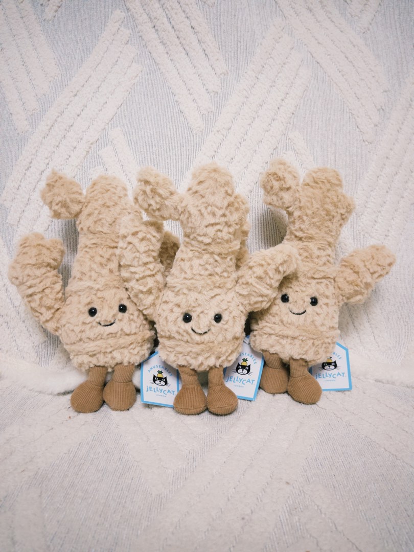 【現貨】英國直送 正版Jellycat 薑公仔 Amuseables Ginger, 興趣及遊戲, 玩具 & 遊戲類 - Carousell
