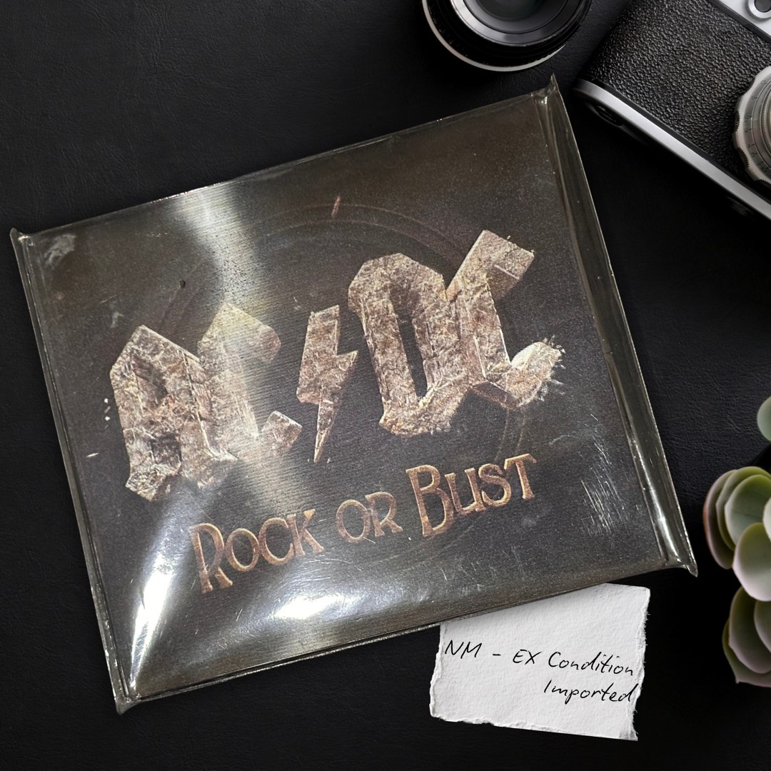 ACDC Rock Or Bust CD Original CDs Rock CDs Vintage ACDC CD, Hobbies ...