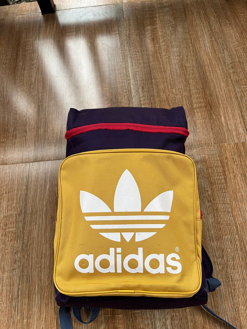 Adidas Originals Trefoil Backpack / Tri Color, Women's Fashion, Bags ...