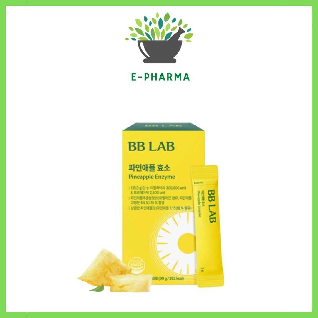 BB LAB Pineapple Enzyme (3g x 30 sticks) 1 box, Health & Nutrition ...