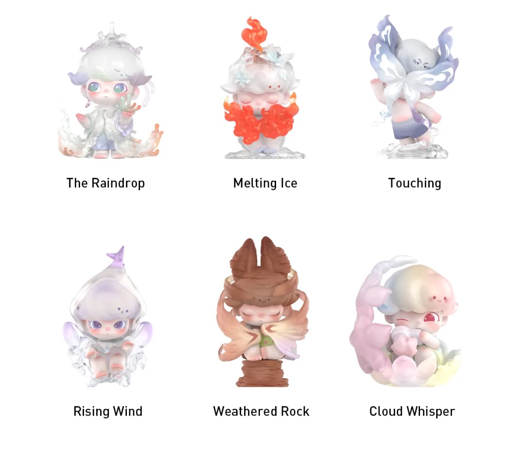 BNIB WTS Pair $32 Raindrop&Weathered Rock DIMOO Shapes in Nature Series ...