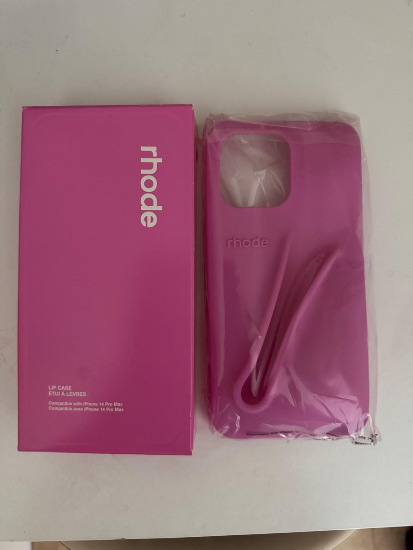 Case RHODE original Pink iphone 14 pro max, Telepon Seluler & Tablet ...