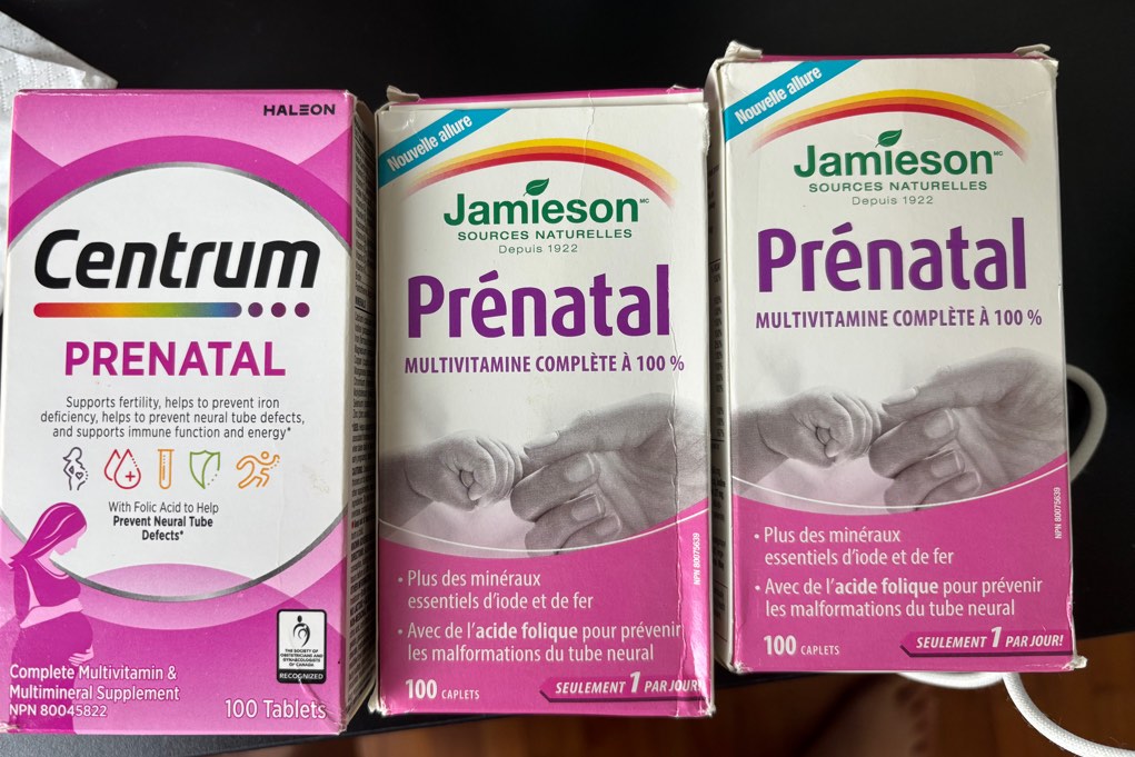 Centrum & Jamieson Prenatal Vitamins, Health & Nutrition, Health ...