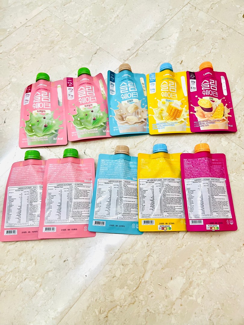 CLEARANCE Labnosh Protein Shake Packets (set of 5) Protein Drink WHEY ...