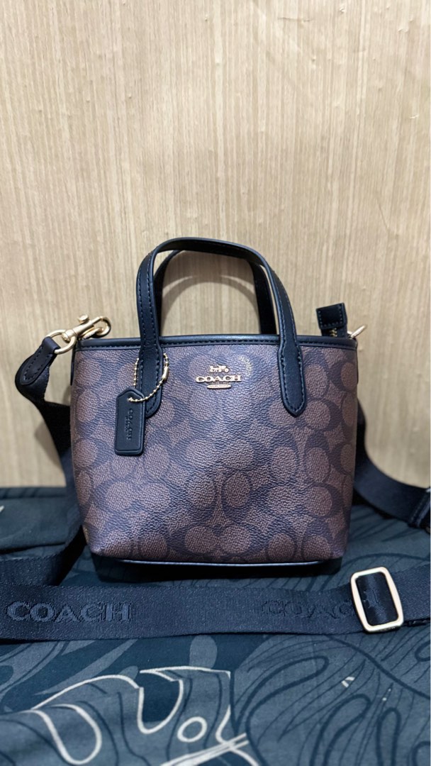 Coach mini city tote, Women's Fashion, Bags & Wallets, Cross-body Bags ...