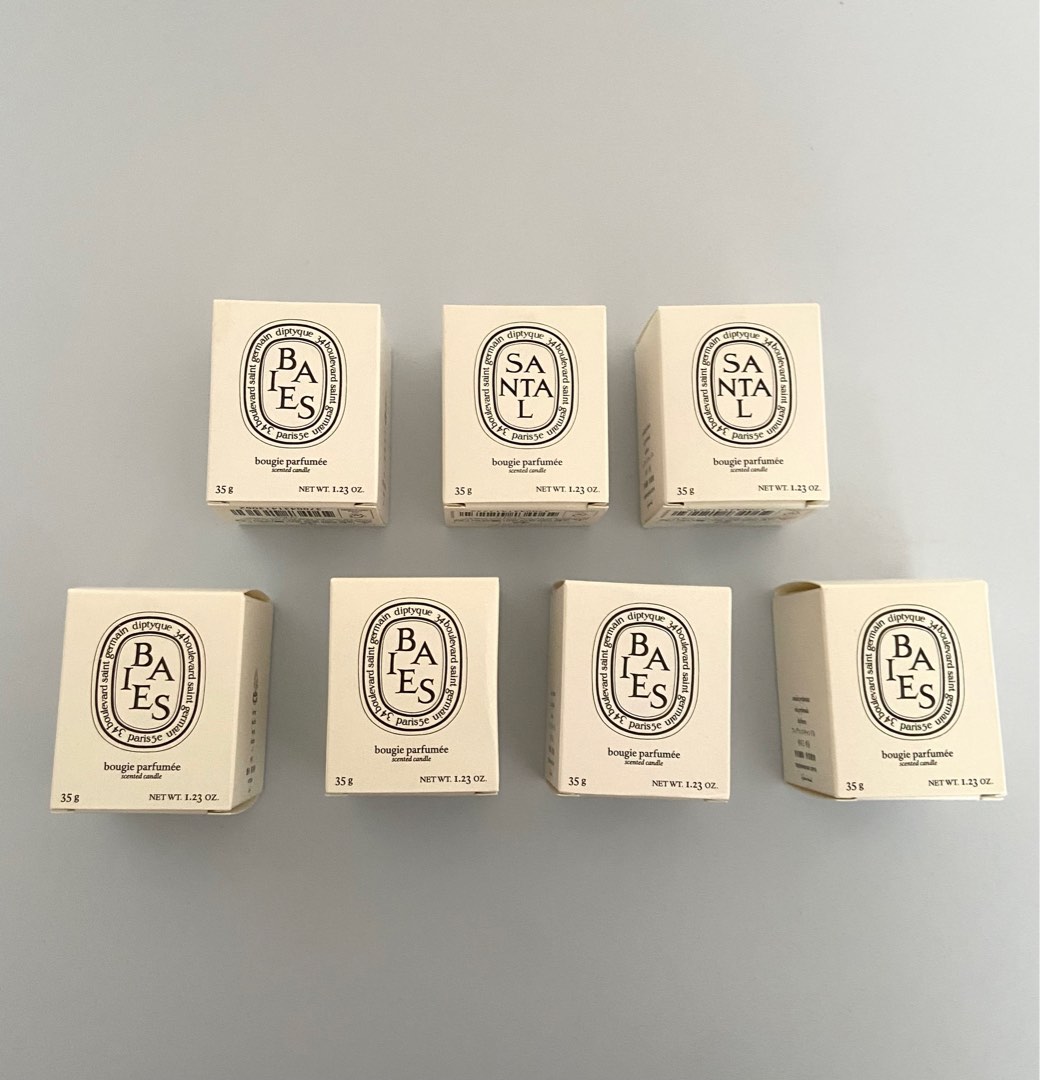 Diptyque Candles Small 35g / Santal & Baies, Perabotan Rumah di Carousell