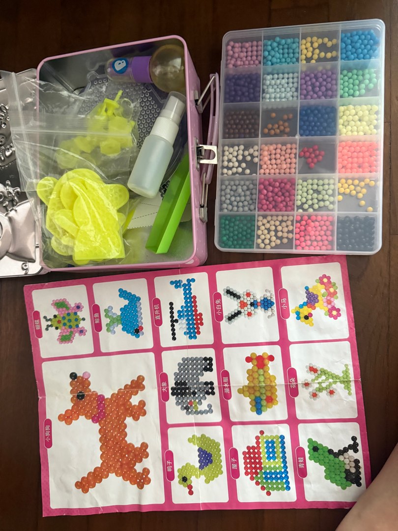 DIY Bead Art Kit - Complete Set, Hobbies & Toys, Stationery & Craft ...