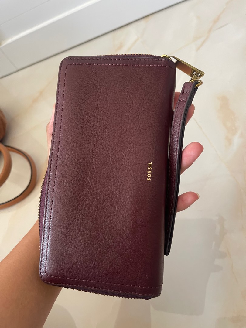 Dompet Fossil original, Fesyen Wanita, Tas & Dompet di Carousell