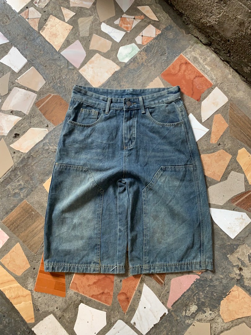 Double knee JORTS, Men's Fashion, Bottoms, Shorts on Carousell