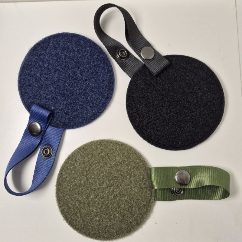 Double-Sided Tag for Velcro Patches | Velcro | 10cm x 10cm | Round ...