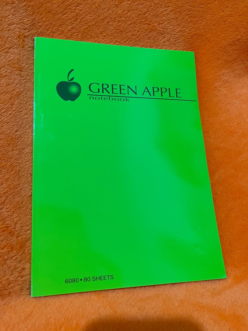 Green Apple Notebook 152 x 216 mm, Hobbies & Toys, Stationary & Craft ...