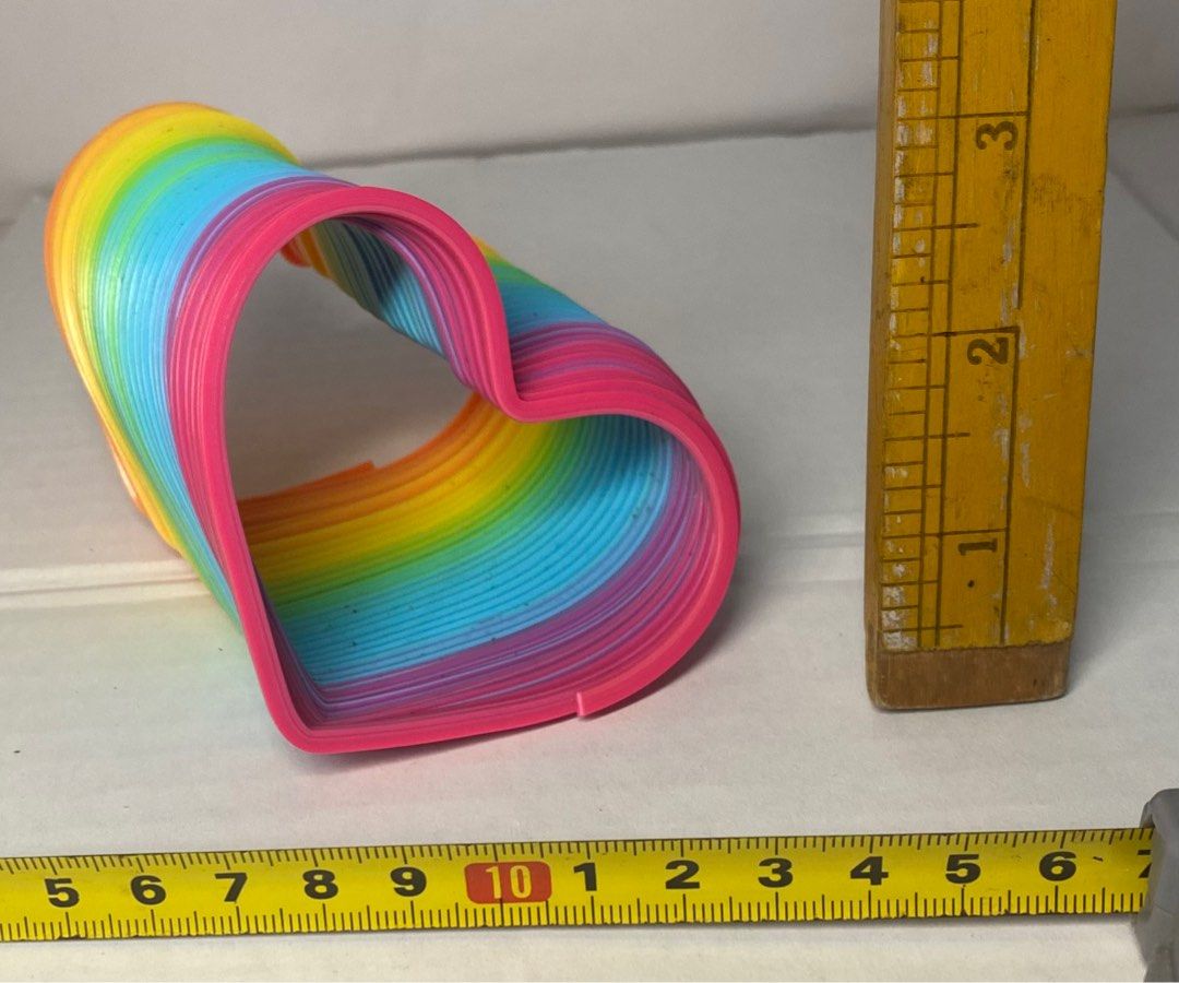 Heart shaped slinky, Hobbies & Toys, Toys & Games on Carousell