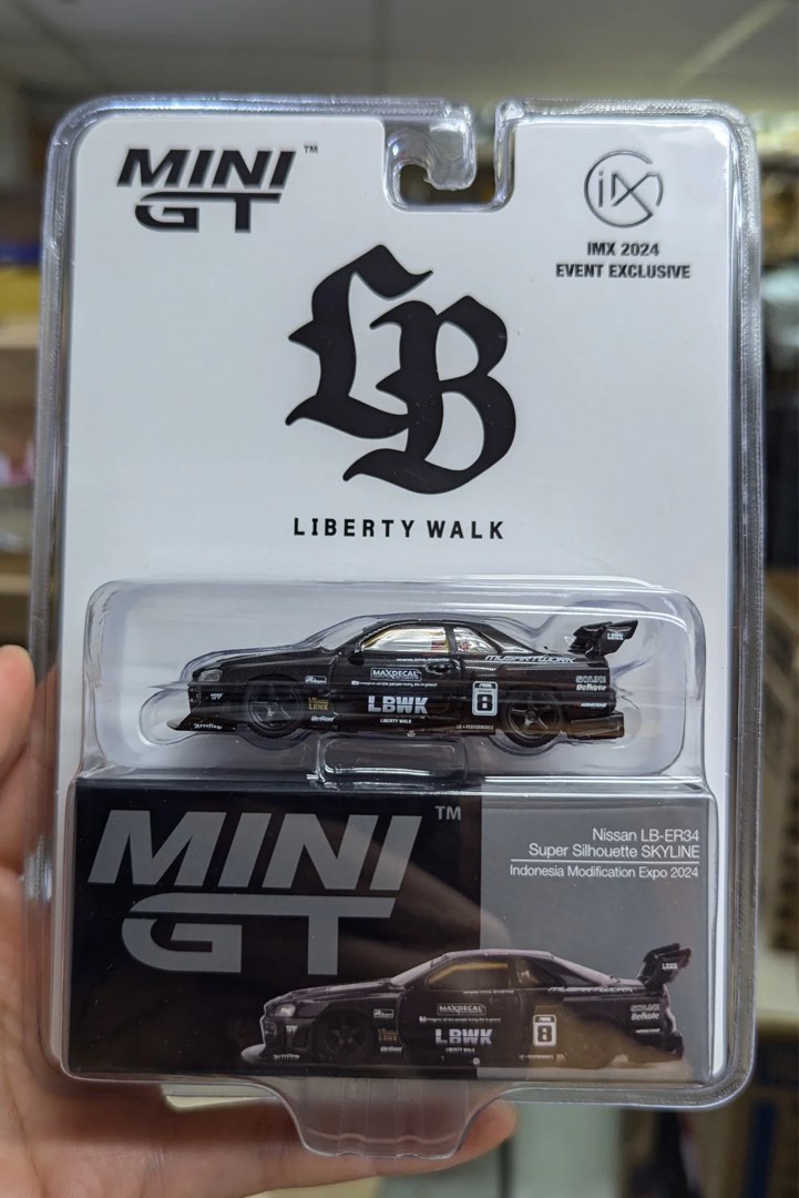 Indoesia DieCast EXPO IMX 2024 Exclusive Mini GT #797 LB Works Nissan ...