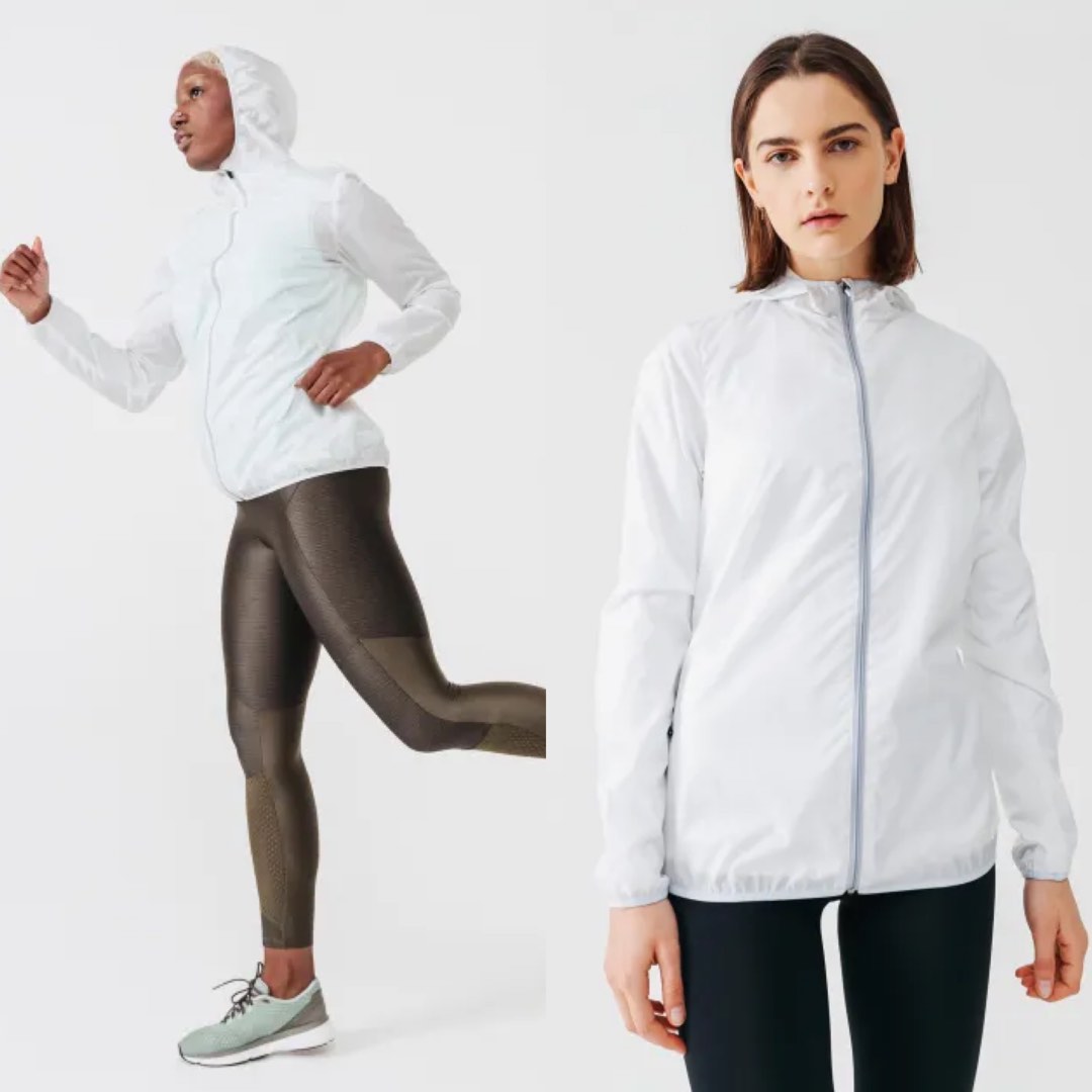 KALENJI by DECATHLON Women Ventilated Windbreaker Running Jacket (White ...