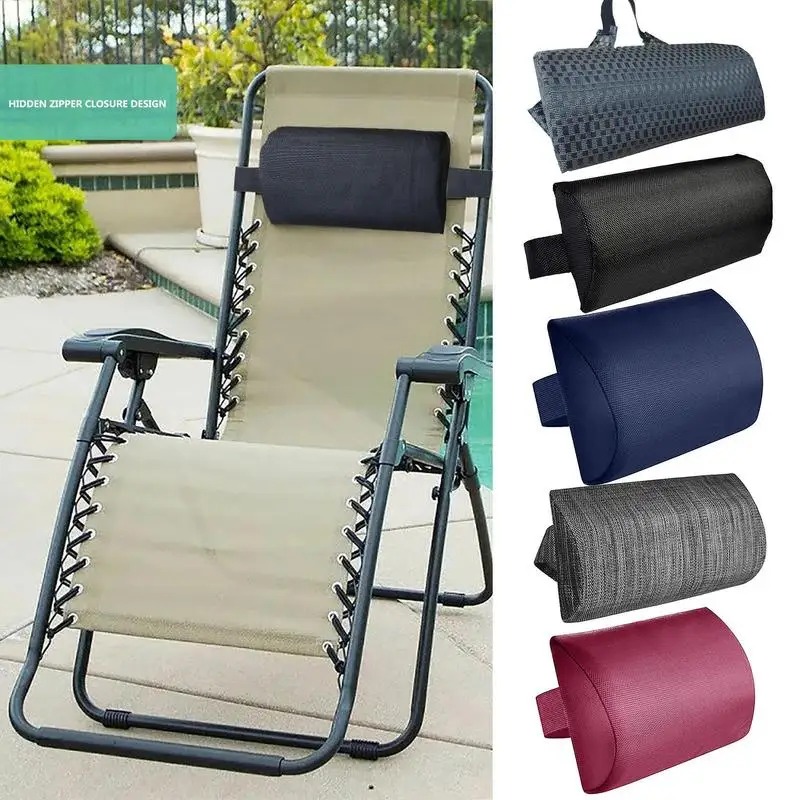 Ledge Lounger Pillow Pool Lounge Chair Pillows with Strap Universal ...