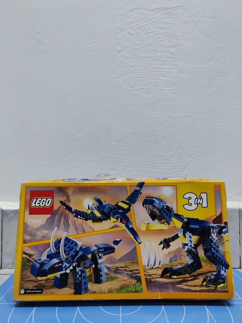 Lego Creator 3In1 77941 Mighty Dinasour Blue, Hobbies & Toys, Toys ...