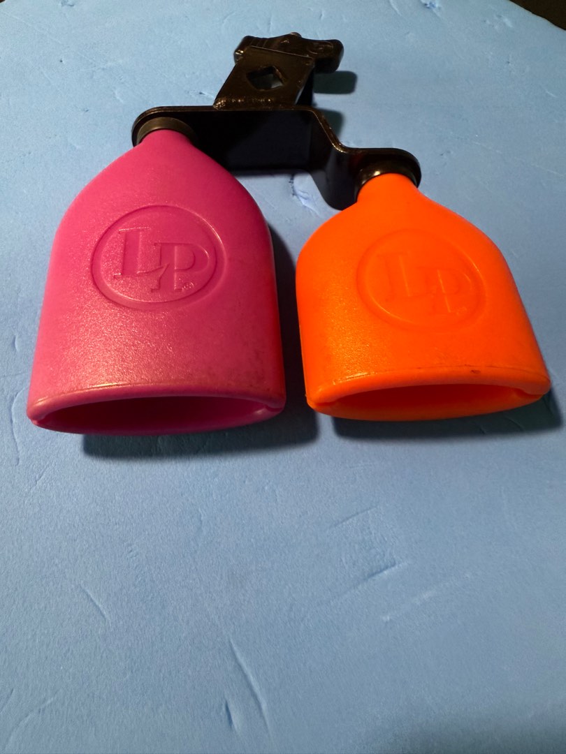 LP Rock Cowbell Set - Pink and Orange, Hobbies & Toys, Musical ...