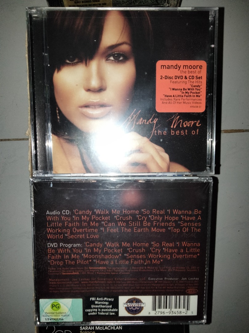 Mandy Moore Best of Cd/DVD package, Hobbies & Toys, Music & Media, CDs ...