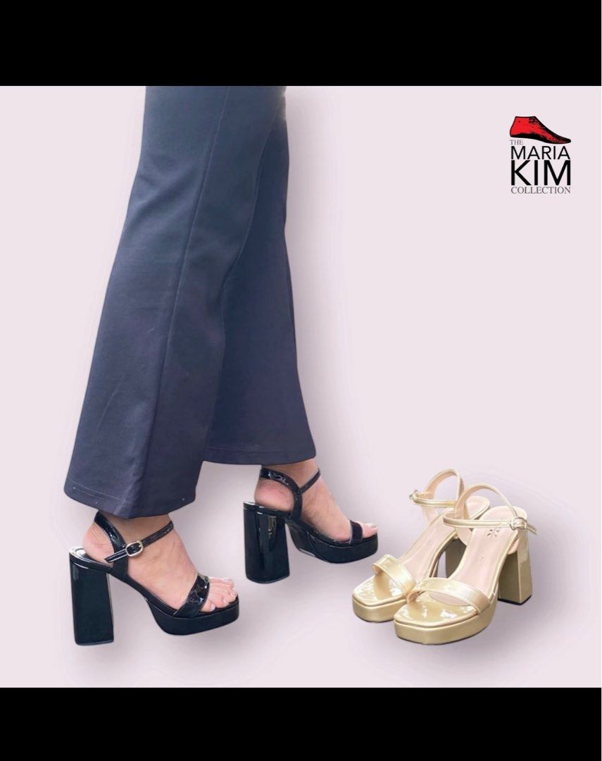 Maria Kim Collection Block Heels, Women's Fashion, Footwear, Heels on ...