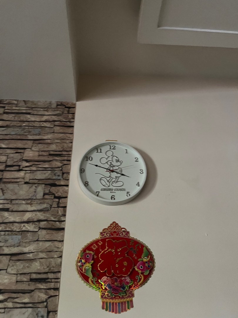 Mickey mouse clock, Furniture & Home Living, Home Decor, Clocks on ...