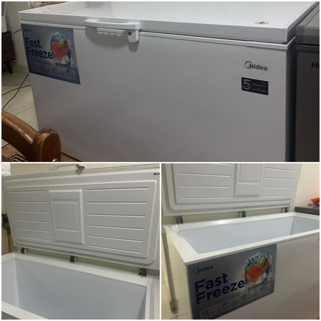 MIDEA WD-500 CHEST FREEZER 500L(NET 418L) - MIDEA WARRANTY MALAYSIA, TV ...