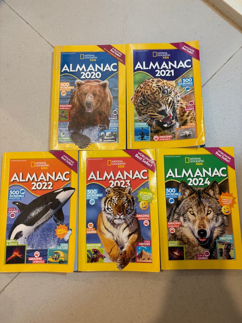 National Geographic Kids Almanac 2020-2024, Hobbies & Toys, Books ...