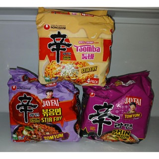 NONGSHIM SHIN RAMYUN INSTANT NOODLES TOM YUM 492g/TOOMBA 548g/STIR FRY ...