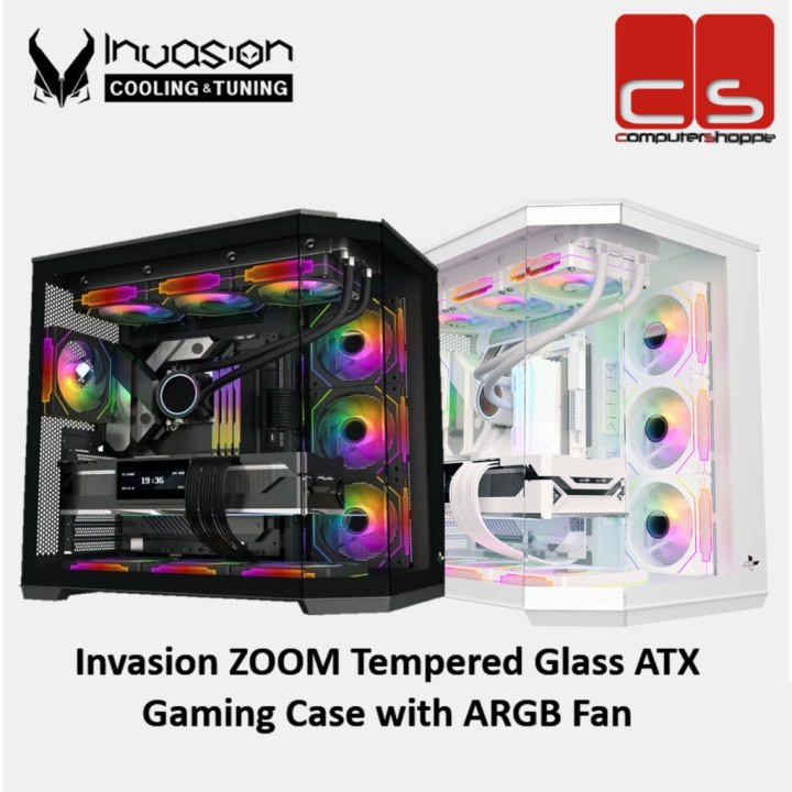 PC Case ATX Invasion Zoom Gaming, Computers & Tech, Parts & Accessories ...