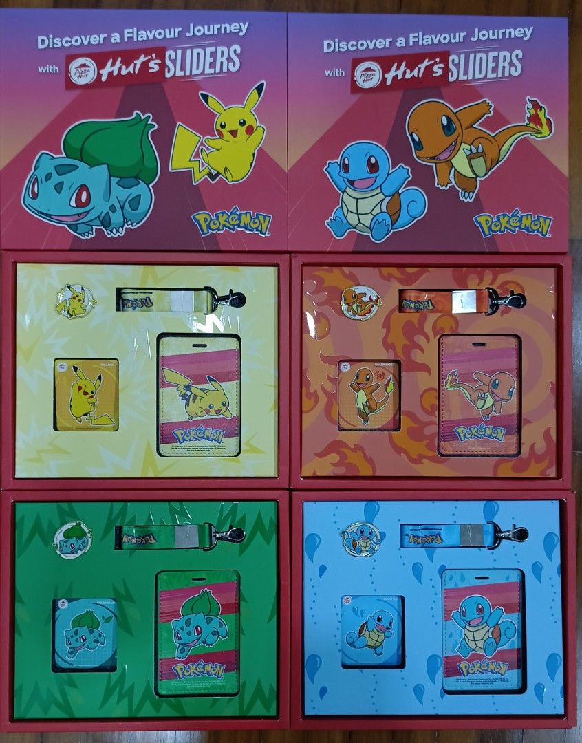 Pizza Hut Pokemon Special Edition Box(4 types) Full Set, Hobbies & Toys ...