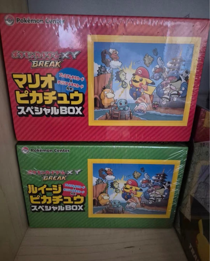 Pokemon XY BREAK Mario & Luigi Pikachu Special Box, Hobbies & Toys ...