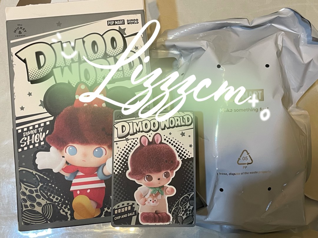 ⭐️正品⭐️POPMART 泡泡瑪特 Dimoo迪士尼系列 奇奇蒂蒂 CHIP AND DALE, 興趣及遊戲, 玩具 & 遊戲類 ...