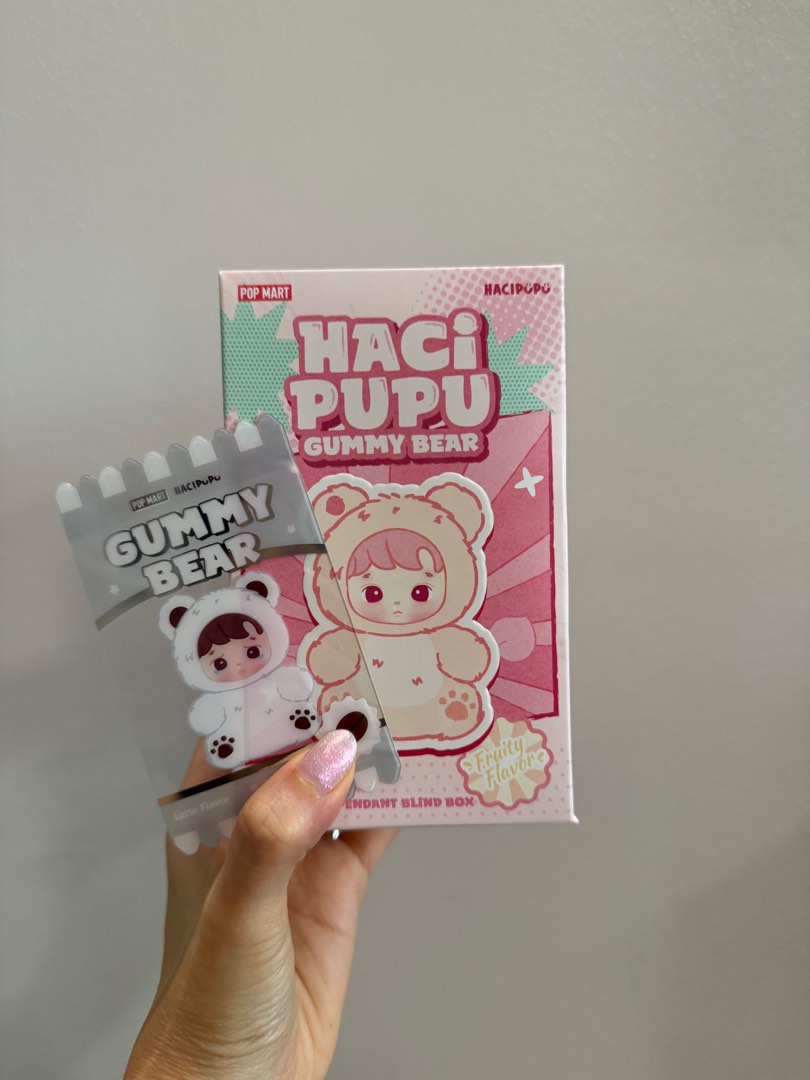 POPMART Hacipupu Gummy Bear Secret Latte, Hobbies & Toys, Toys & Games ...