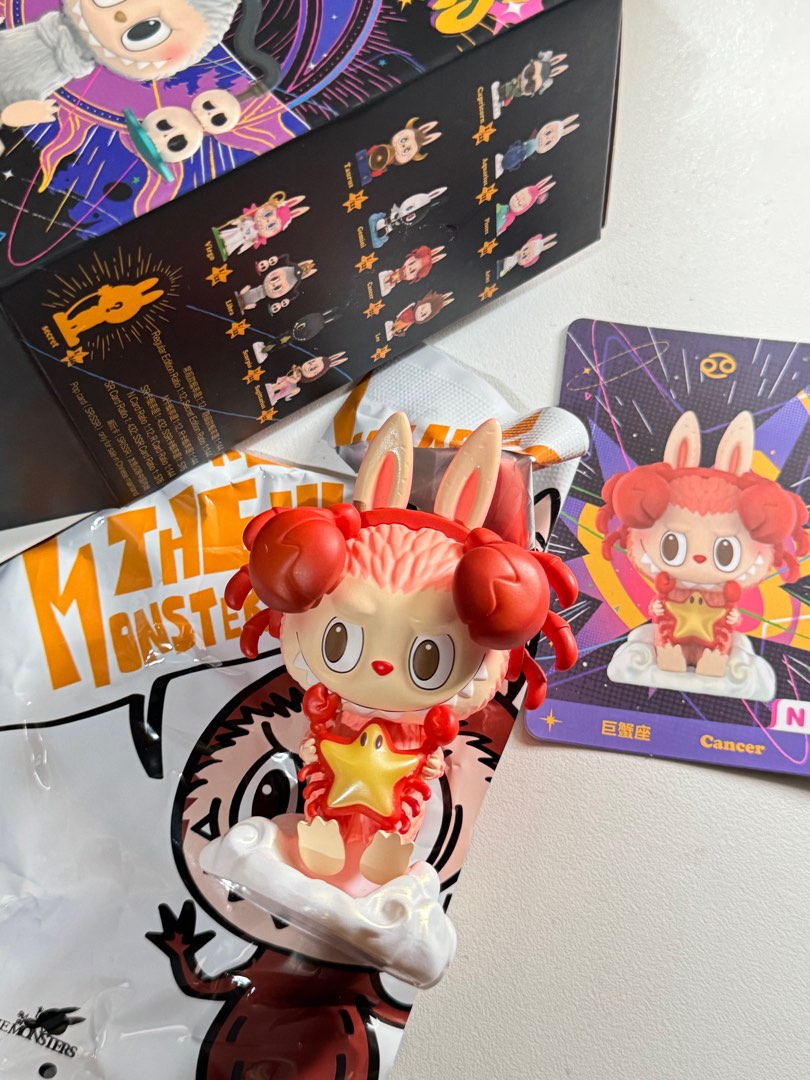 Popmart Zodiac Labubu The Monsters Cancer, Hobbies & Toys, Toys & Games ...