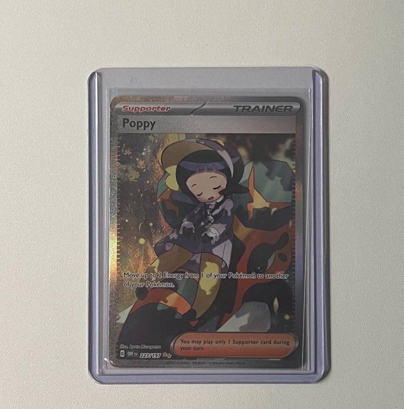Poppy SIR Obsidian Flame Pokemon Card on Carousell