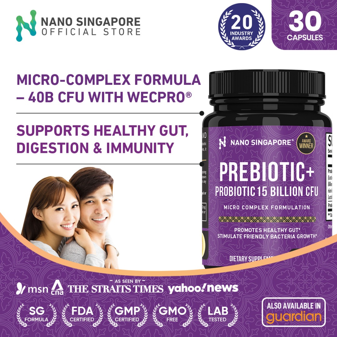 Prebiotic + Probiotic 15B CFU | 7-Strain Daily Formula | Micro Complex ...
