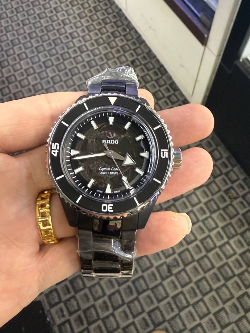 RADO CAPTAIN COOK SKELETON CERAMIC SWISS MADE AUTOMATIC DIVERS 300M ...