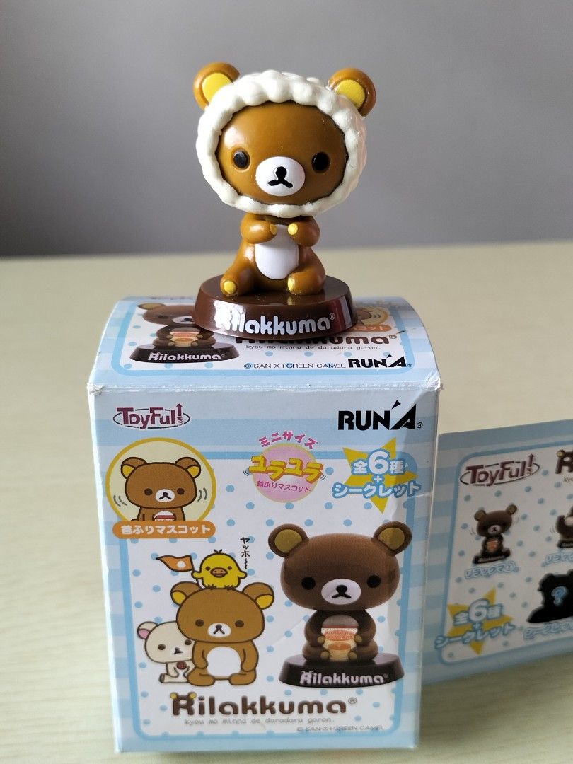 Rilakkuma Sanrio San-X Kubifuri Mascot Figure, Hobbies & Toys, Toys ...