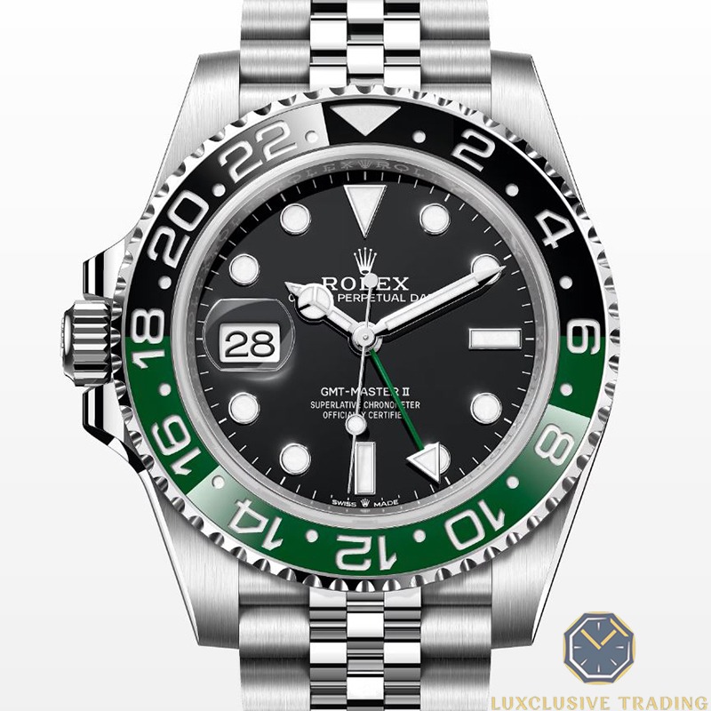 Rolex GMT Master II Steel Sprite Green Dial Jubilee 126720VTNR 40MM ...