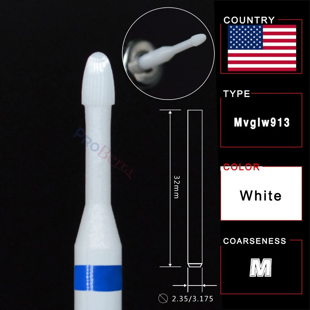 RolinStar Ceramic Cuticle Clean Cutter edge dead skin Manicure Pedicure ...