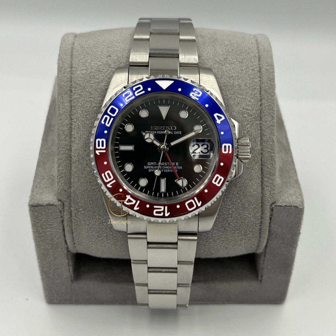 Seiko Mod GMT Master II Pepsi, Men's Fashion, Watches & Accessories ...