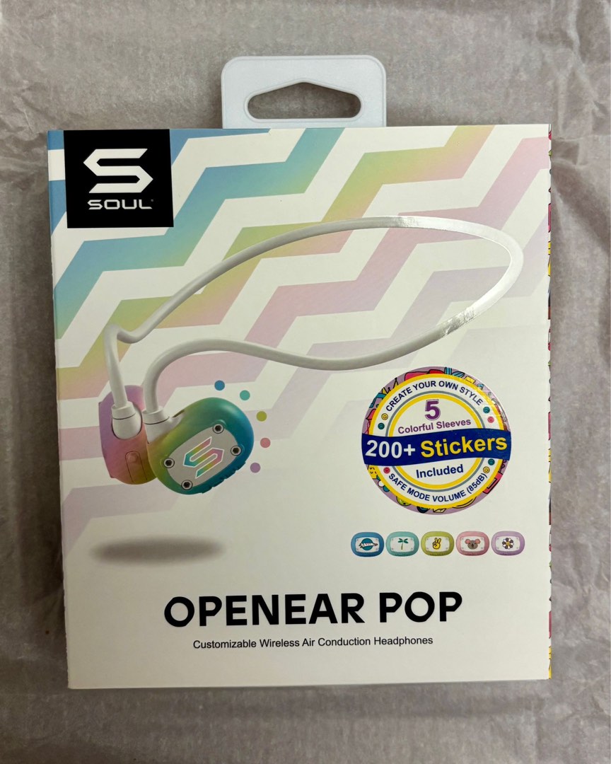 Soul open ear pop wireless headphones, 音響器材, 頭戴式/罩耳式耳機 - Carousell