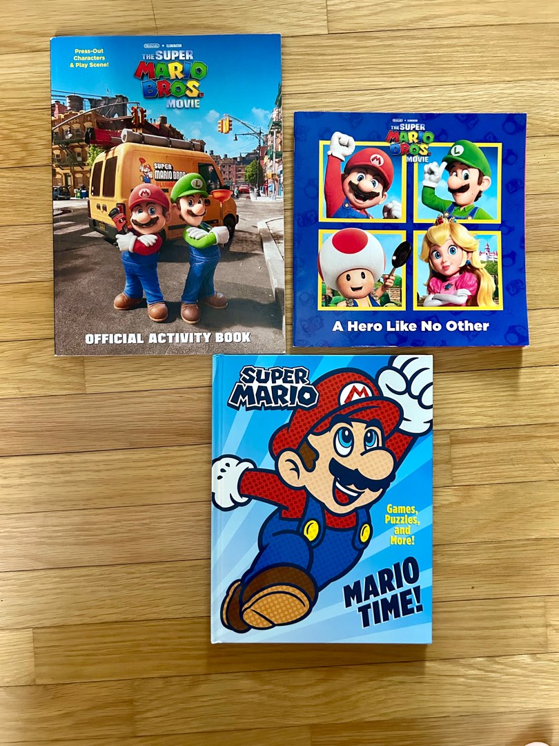 Super Mario Story Book + Activity Books, Hobbies & Toys, Books ...