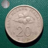 Uang Kuno 20 Sen Malaysia MYR, Antik, Lainnya di Carousell