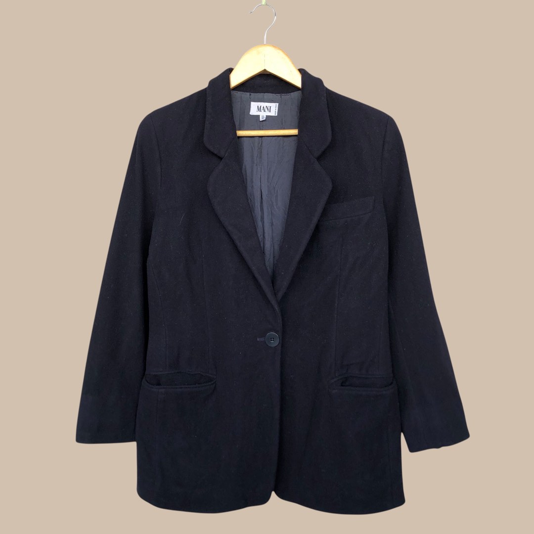 Vintage vtg luxury mani by armani exchange brand made in italy blazer ...