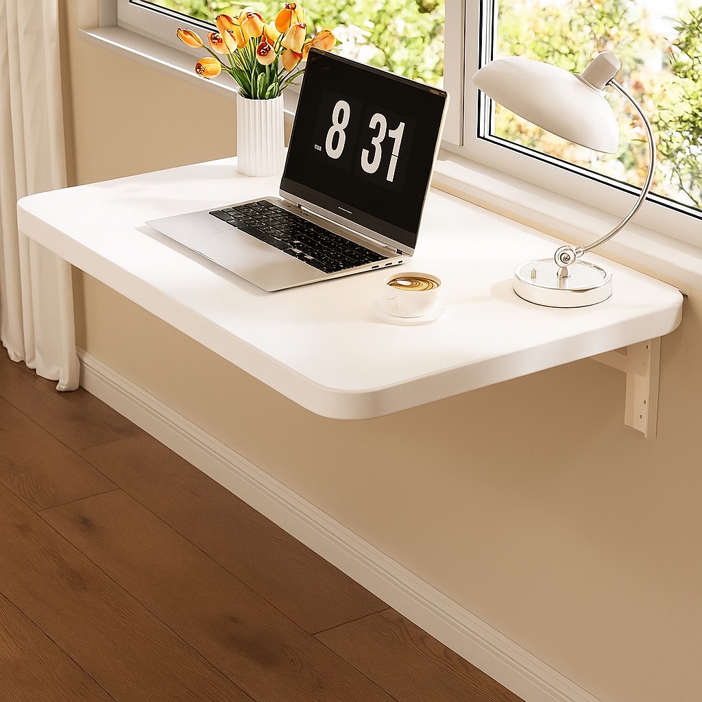 Wall Mounted Desk | Folding Wall Table | Space Saving Table | Bedroom ...