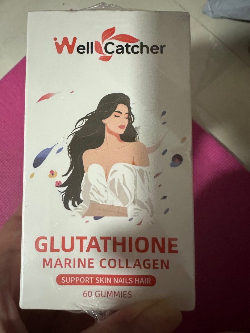 Wellcatcher Guthathione marine collagen, Health & Nutrition, Health ...