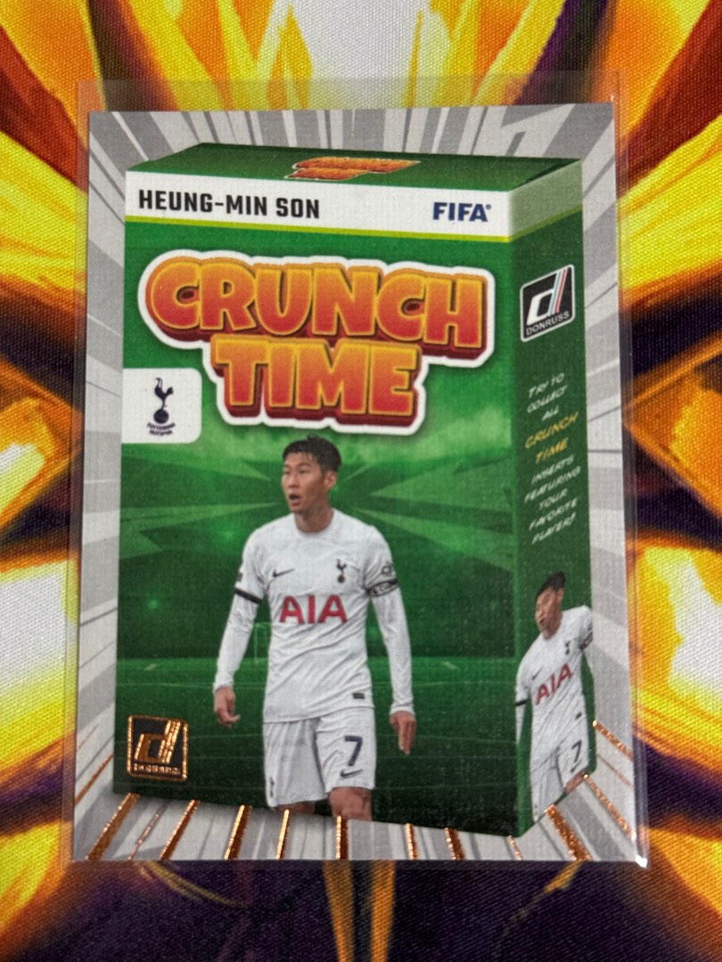 2023-2024 FIFA Panini Donruss Soccer Card - Son Heung Min ‘Crunch Time ...