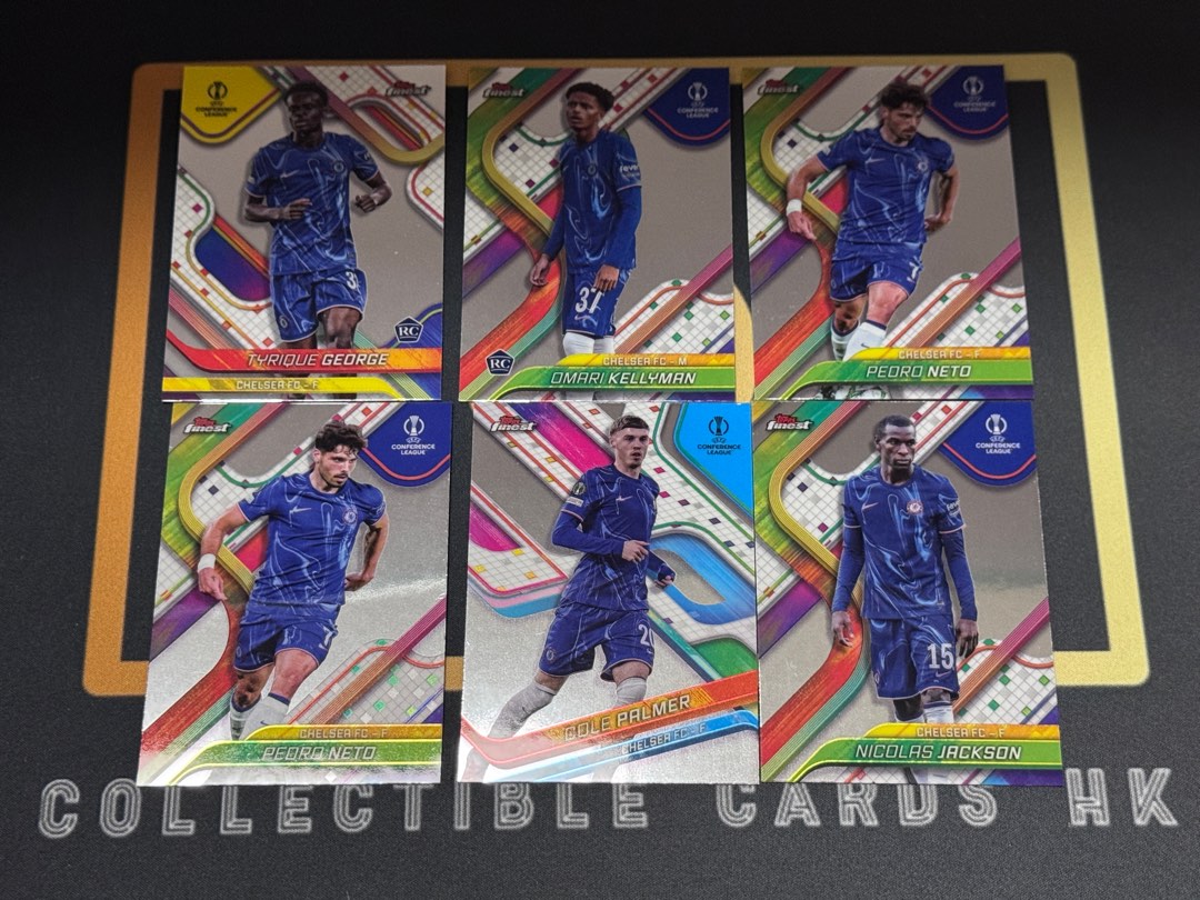 2024-25 Topps finest Chelsea 車路士 base lot palmer, 興趣及遊戲, 收藏品及紀念品, 明星周邊 ...