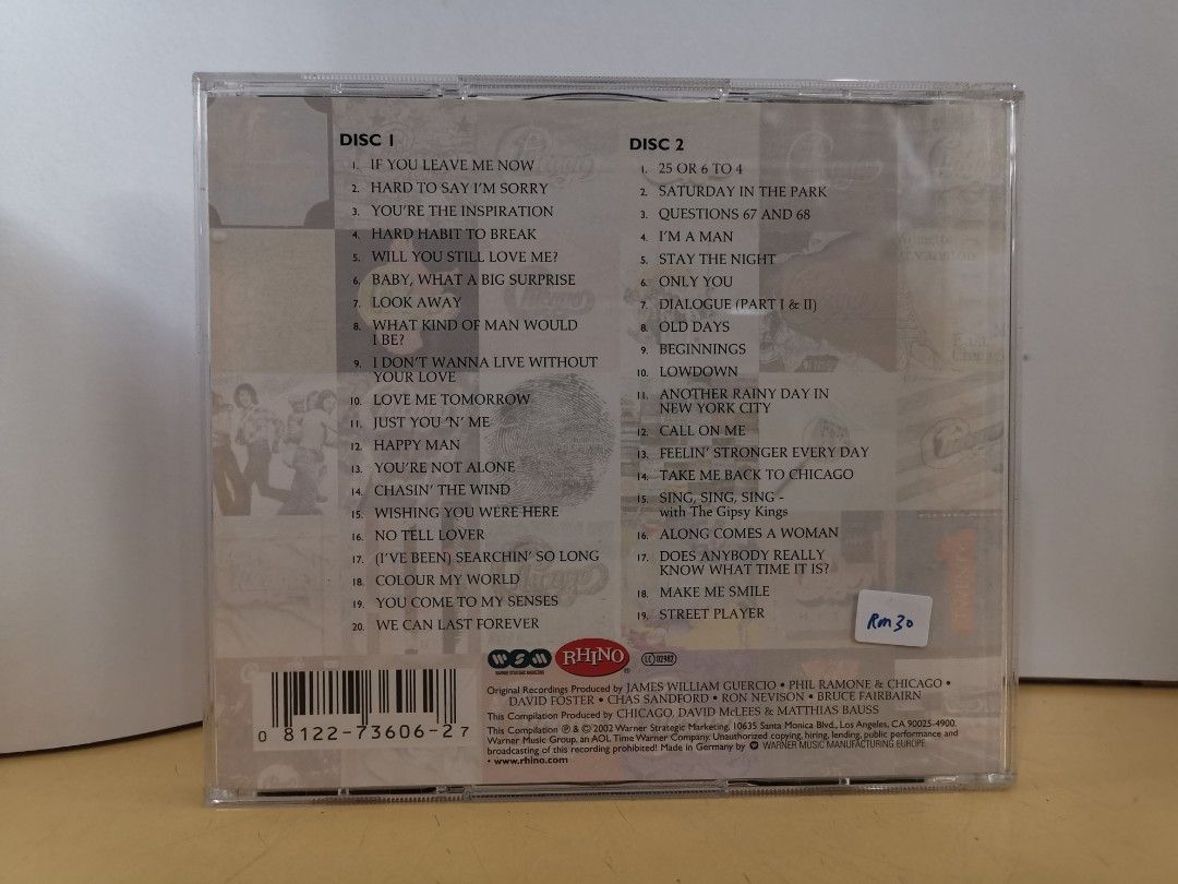 (2CD) THE CHICAGO STORY : COMPLETE GREATEST HITS, Hobbies & Toys, Music ...