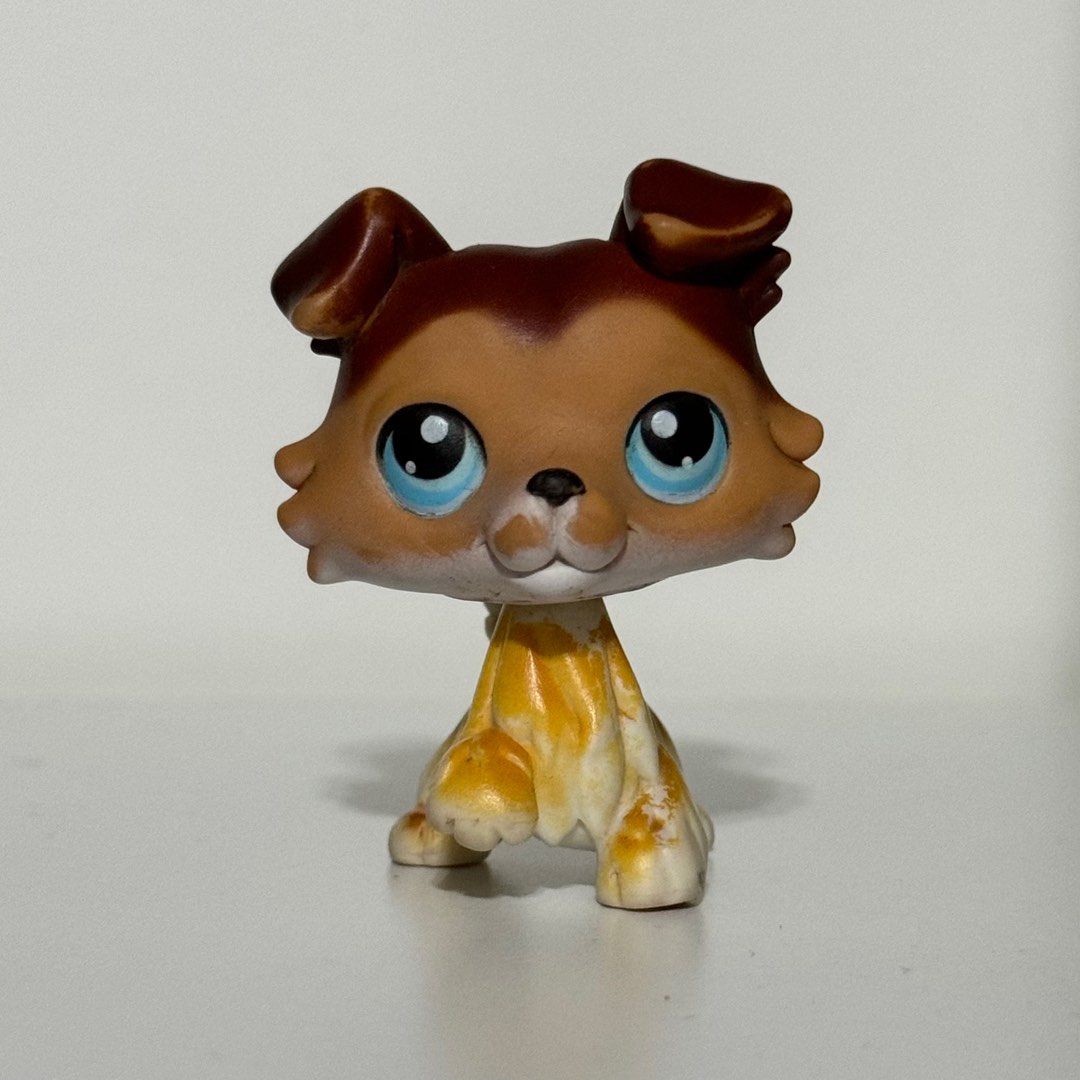 Authentic Littlest Pet Shop LPS Paw Up Collie #58, Hobbies & Toys, Toys ...